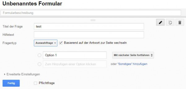 Arbeiten mit Google Umfragen - Einfach über Google Docs eine Umfrage erzeugen